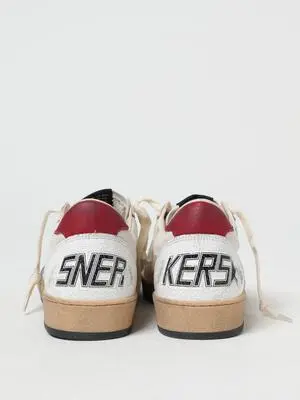 GOLDEN GOOSE Ball Star Leather Sneakers With Crackle-effect Details