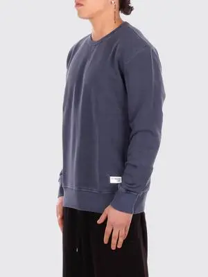 FAY Cotton Crew Neck Sweatshirt - Blue