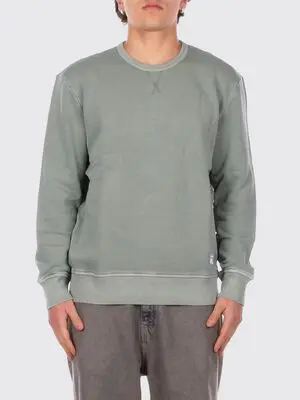 FAY Cotton Crew Neck Sweatshirt Kiwi