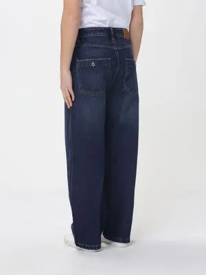 Emporio Armani Wide Leg Stretch Denim Jeans