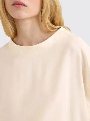Momoni Silk & Acetate Blend Blouse - Cream