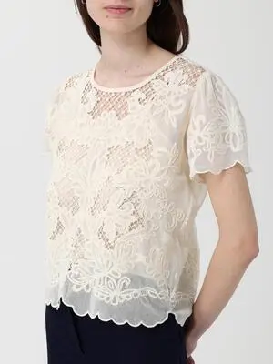 TWINSET Lace Top - White