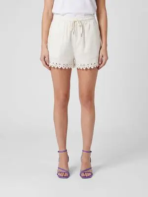 Isabel Marant Étoile Cotton Jogging Shorts - White