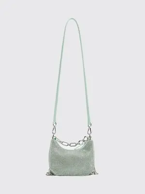 TWINSET Embellished Crystal And Fringe Mini Bag - Water
