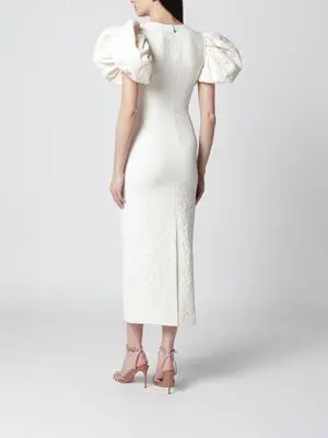 ROTATE BY BIRGER CHRISTENSEN Mesh Midi Dress