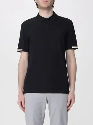 BOSS Cotton Polo Shirt - Black