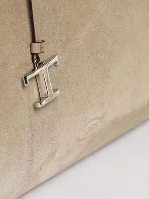 TOD'S Suede Bag - Brown