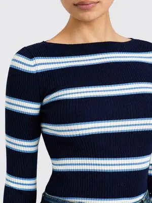 TWINSET Striped Knit Top