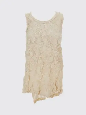 Comme Des Garçons Perforated Cotton Blend Top