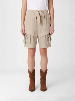 Isabel Marant Étoile Viscose And Cotton Shorts - Beige