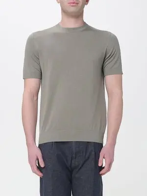 PAOLO PECORA Basic Silk And Cotton Blend Sweater - Green