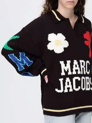 Marc Jacobs Cotton Knit Polo Shirt With Logo