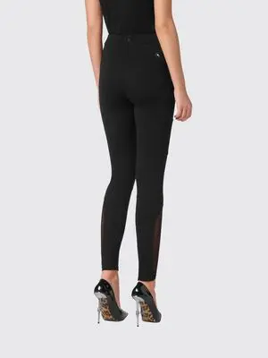 Philipp Plein High-waisted Leggings In Technical Jersey With Embroidered Details