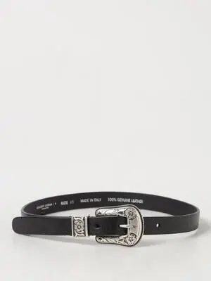 GOLDEN GOOSE Cowhide Leather Belt With Pin Buckle