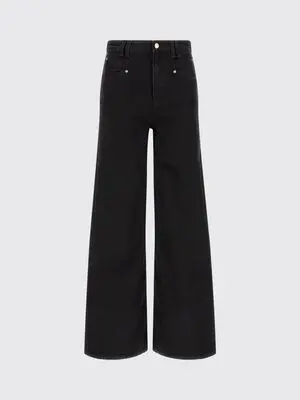 Isabel Marant Étoile High-rise Wide-leg Jeans - Black