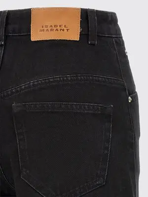 Isabel Marant Étoile High-rise Wide-leg Jeans - Black