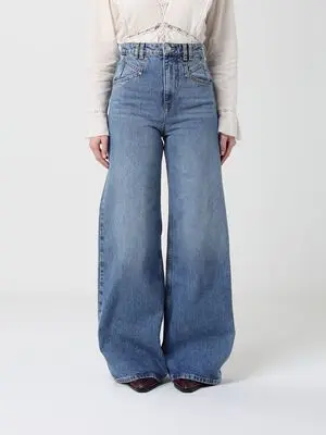 Isabel Marant Étoile Wide Leg Jeans - Gnawed Blue