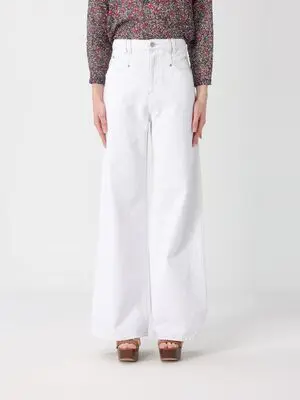 Isabel Marant Étoile High-rise Wide-leg Jeans - White