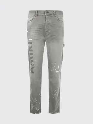 Amiri Distressed Paint Splatter Jeans