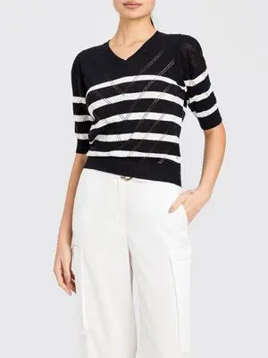 TWINSET Striped Knit Top