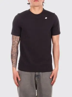 K-WAY Cotton T-shirt With Logo By - Black