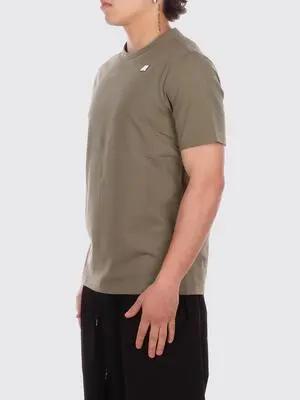 K-WAY Cotton T-shirt With Logo By - Green