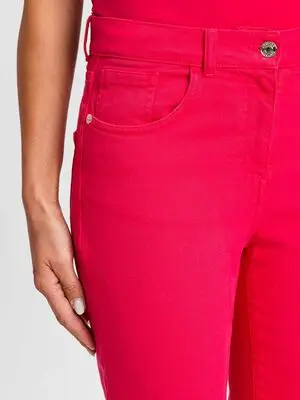 TWINSET Stretch Cotton Cropped Trousers