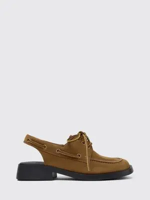 Camper Suede Slingback Loafers - Brown
