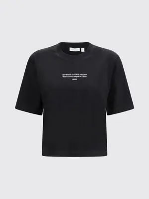 Off-White Cotton T-shirts With Logo