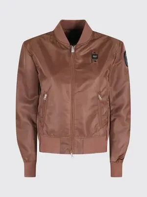 BLAUER. Nylon Bomber Jacket - Brown