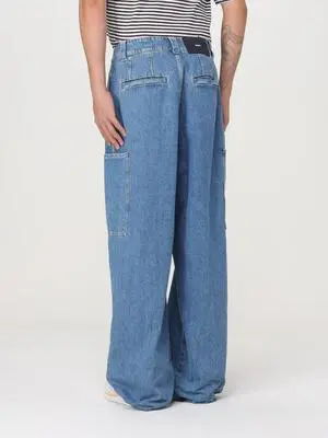 Sunnei Pleated Wide Leg Cargo Jeans