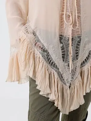 Blumarine Viscose Georgette Shirt