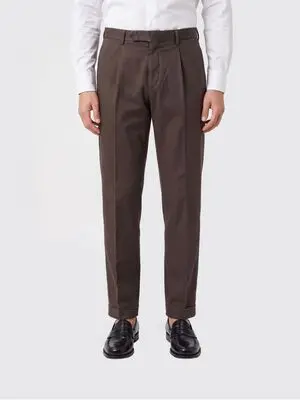 SANTANIELLO Wool And Cashmere Tailored Trousers - Dark
