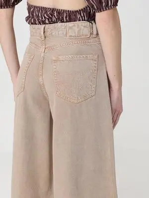 Pinko Cropped Jeans - Beige