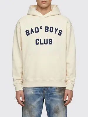 Dsquared2 Cotton Hoodie With Logo - Ivory