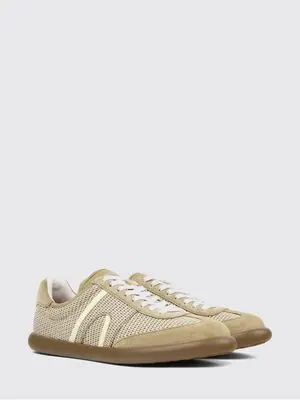 Camper Pelotas Soller Suede And Lyocell Tencel Lace Up Sneakers - Brown