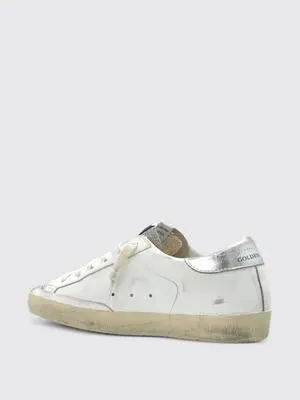 GOLDEN GOOSE Leather Sneakers With Zebra Detail