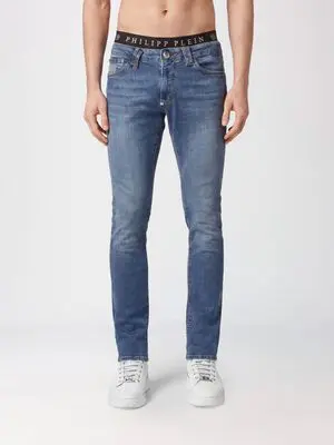 Philipp Plein Slim Fit Skinny Jeans In Cotton - Denim