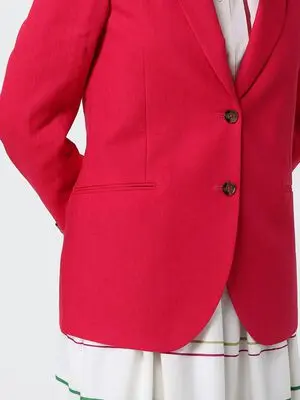 Paul Smith Single Breasted Linen Blazer - Red