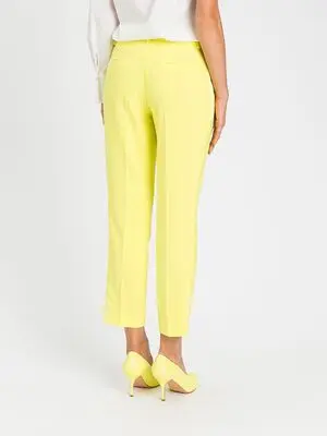 TWINSET Cropped Crepe Trousers