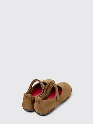 Camper Right Nina Suede Mary Jane Ballerina Flats