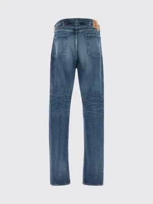 Y’s Straight Fit Jeans In Five-pocket Cotton Denim