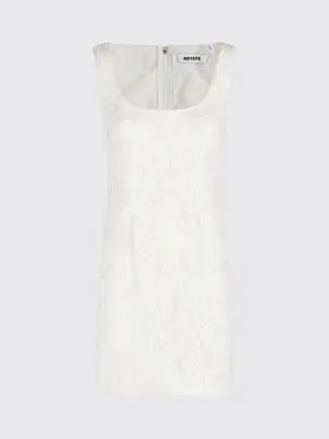 ROTATE BY BIRGER CHRISTENSEN Mesh Floral Mini Dress
