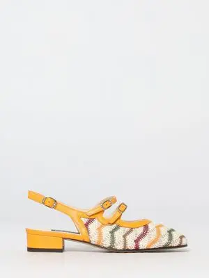 CAREL Slingback Mary Jane With Buckle Detail - Orange