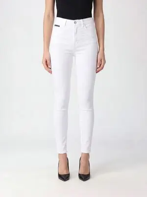 Philipp Plein Logo Jeans For Women