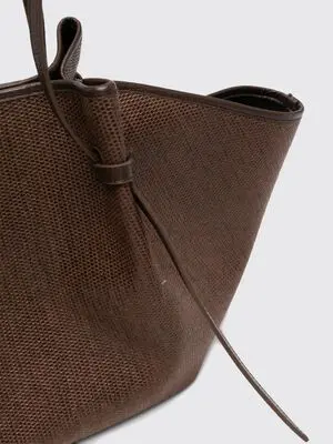 Yuzefi Mochi Raffia And Leather Bag