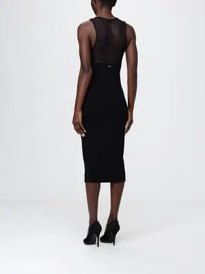 Elisabetta Franchi Viscose And Cotton Sheath Dress