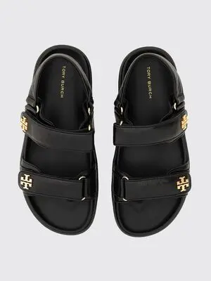Tory Burch Platform Heeled Sandals - Black