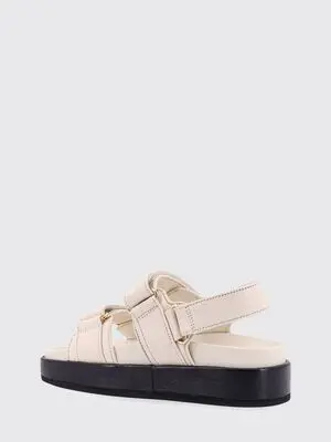 Tory Burch Platform Heeled Sandals - Ivory