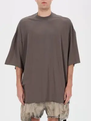 Rick Owens Cotton Oversized T-shirt - Brown